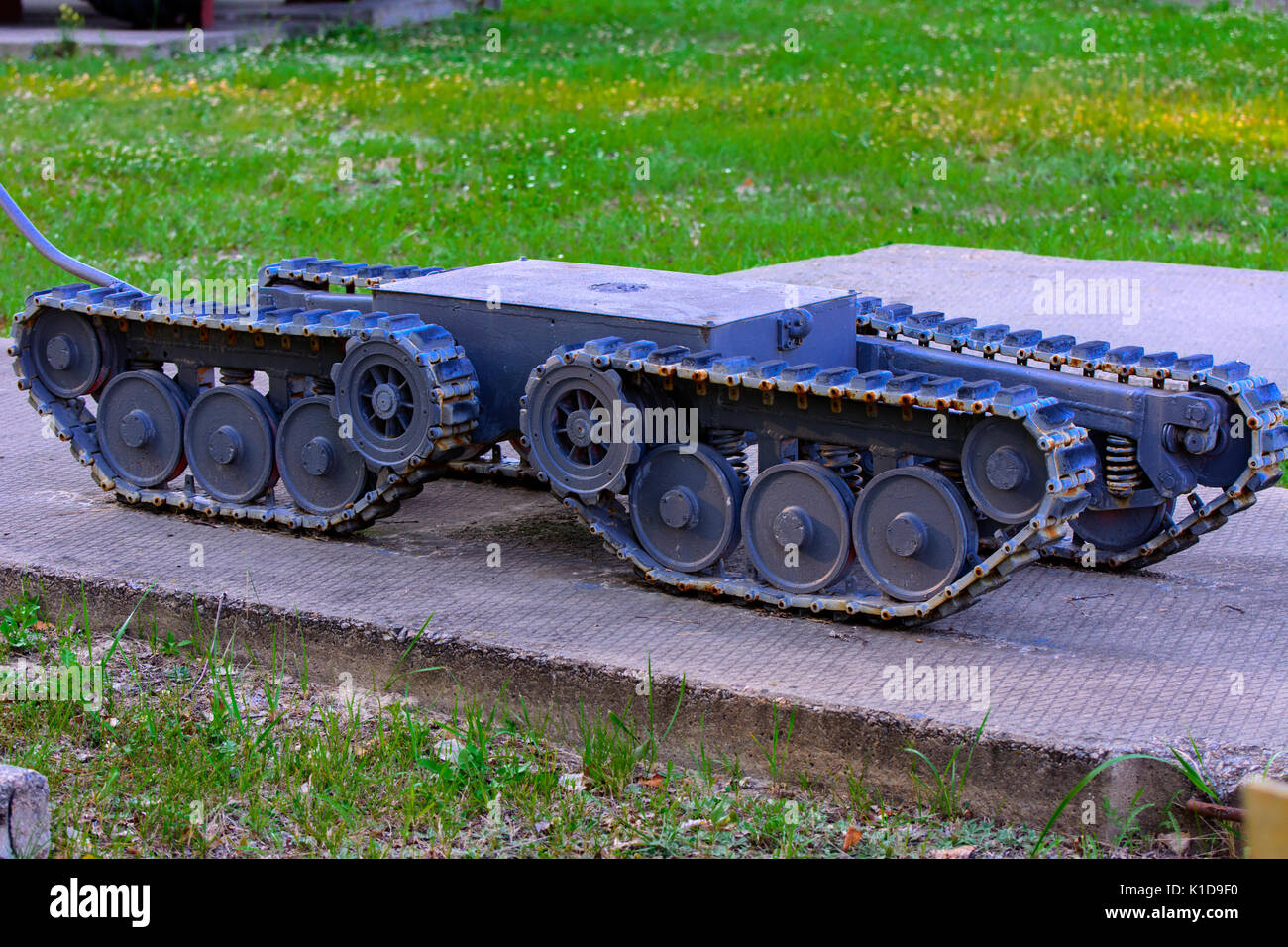 An exhibition of Soviet robots that dealt with the rubble after the ...