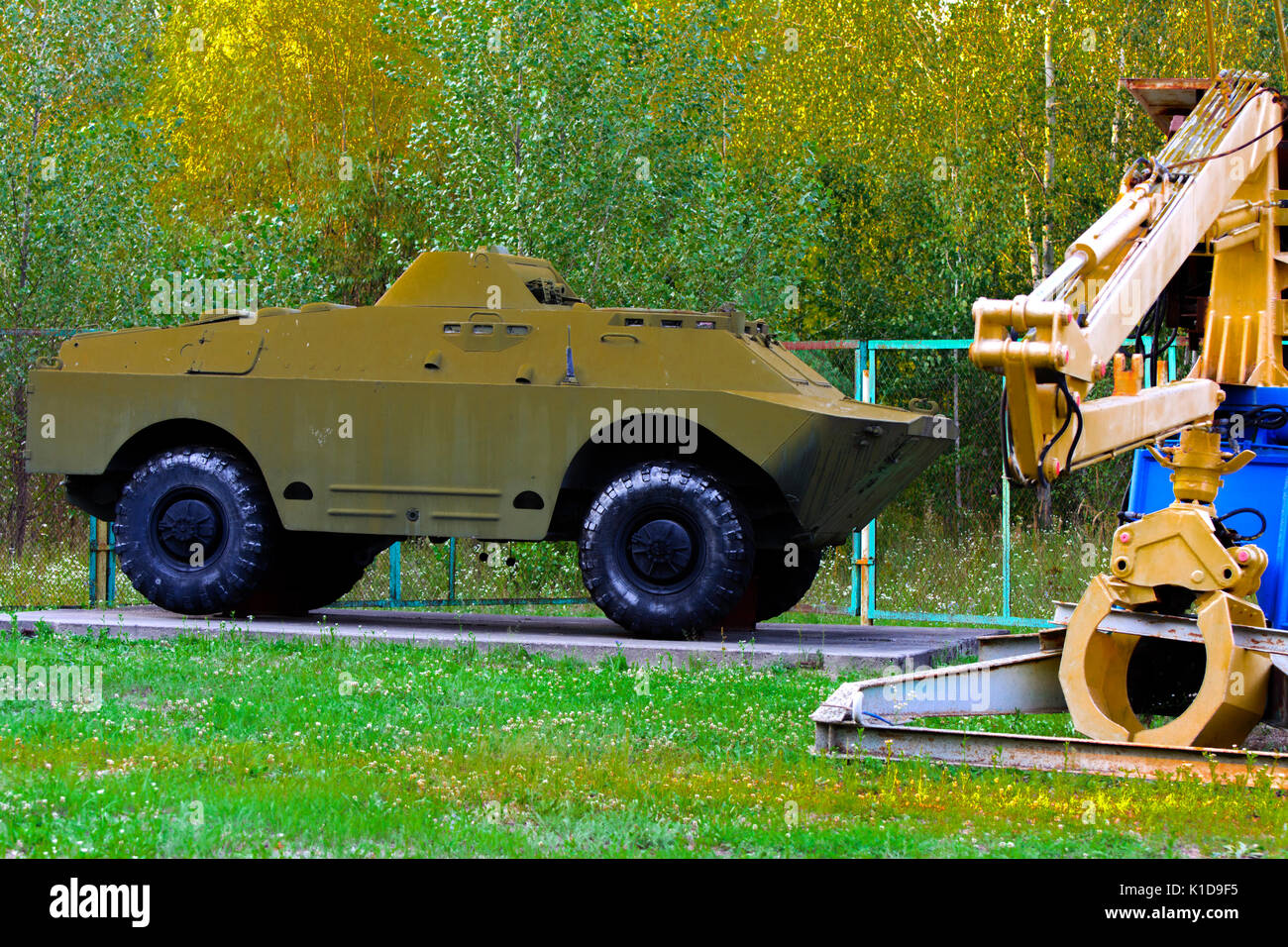 An exhibition of Soviet robots that dealt with the rubble after the ...