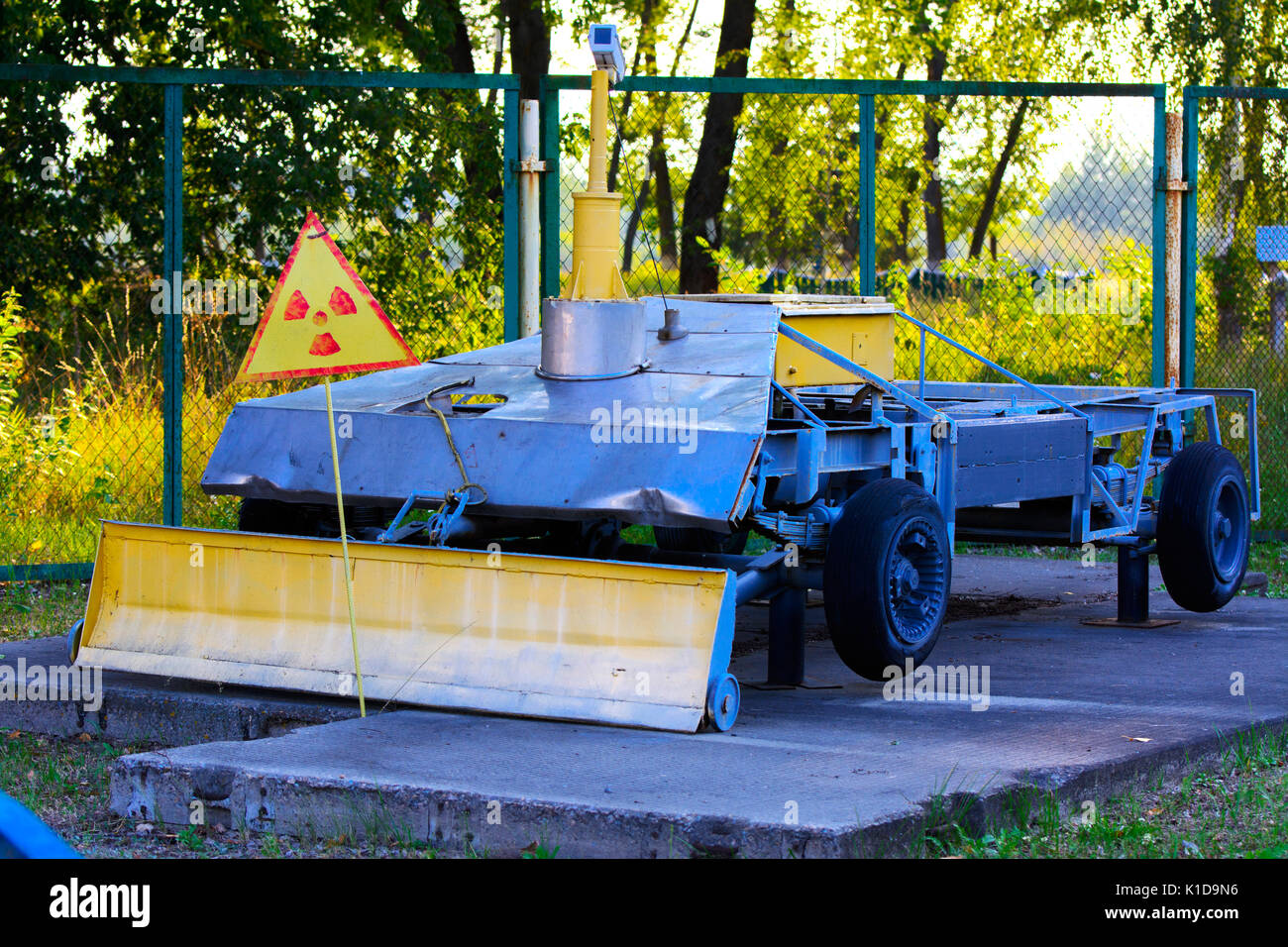 An exhibition of Soviet robots that dealt with the rubble after the ...