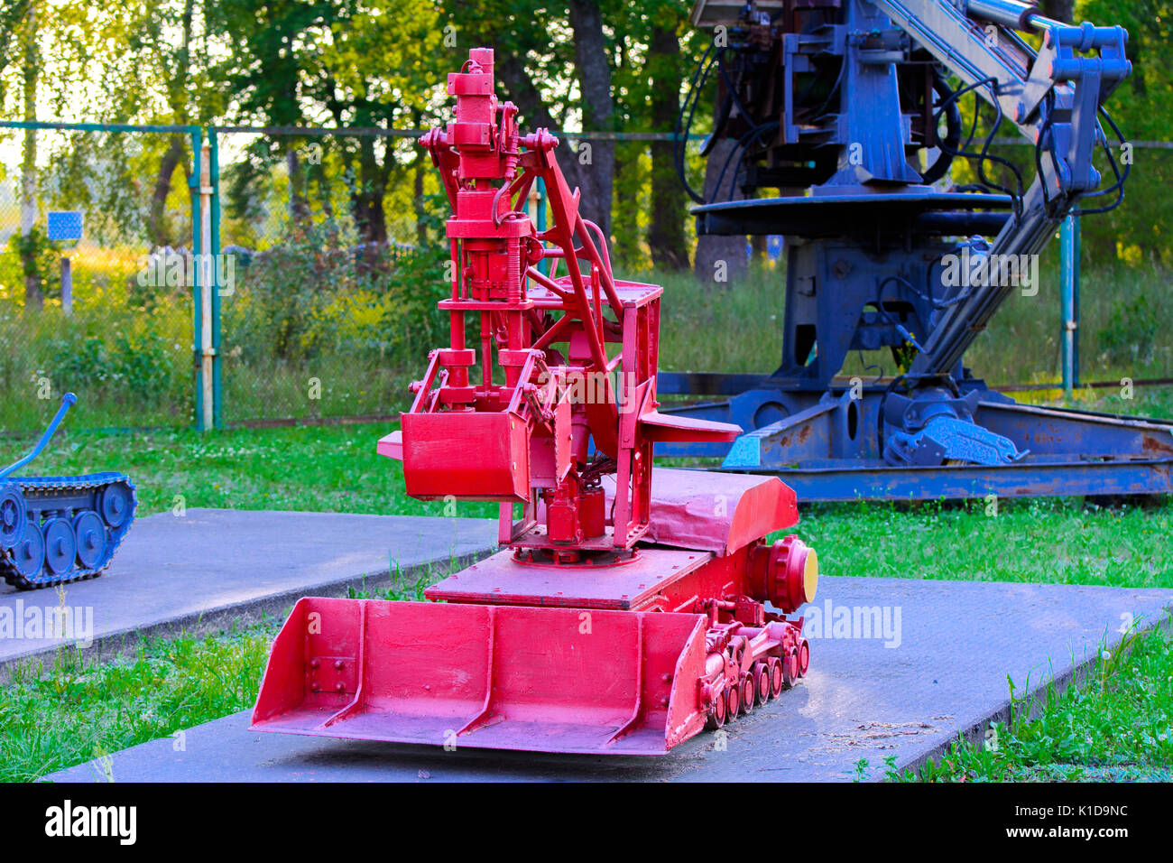 An exhibition of Soviet robots that dealt with the rubble after the ...