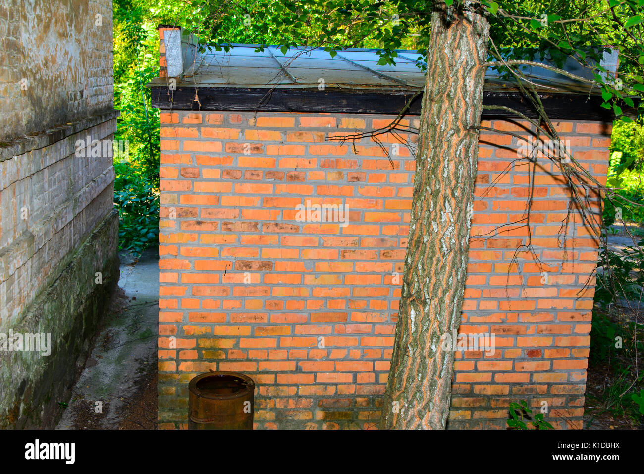 The grave of tsadik Menachem Naum of Chernobyl (Tver). Dead radioactive ...