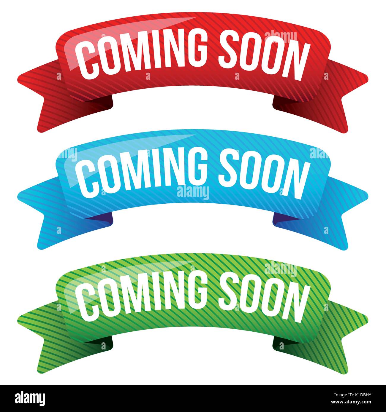 Red ribbon isolated new Stock Vector Images - Alamy