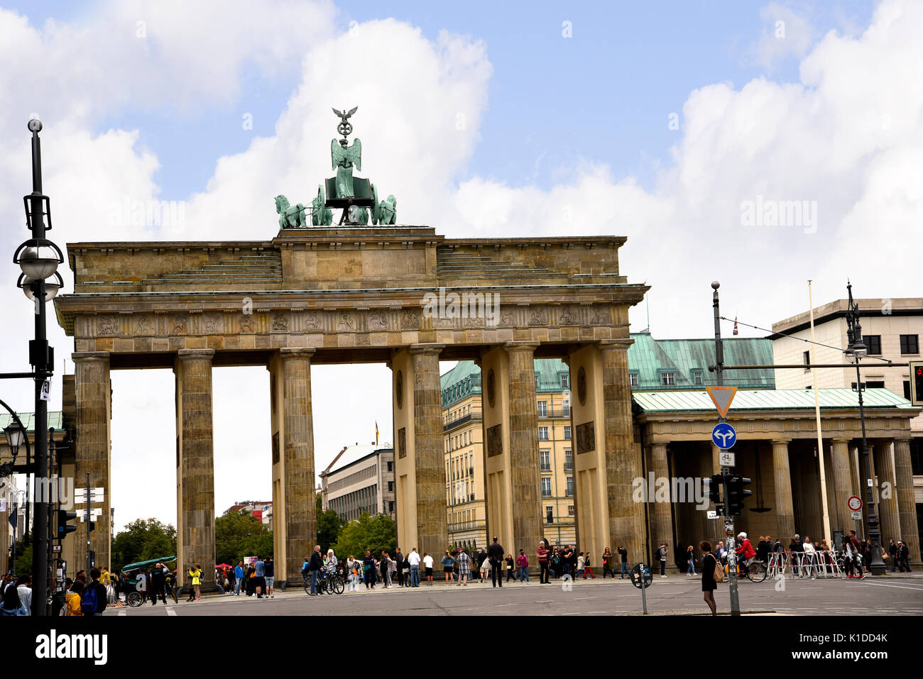 Brandenburg Gate is Berlin's most famous landmark. A symbol of Berlin ...
