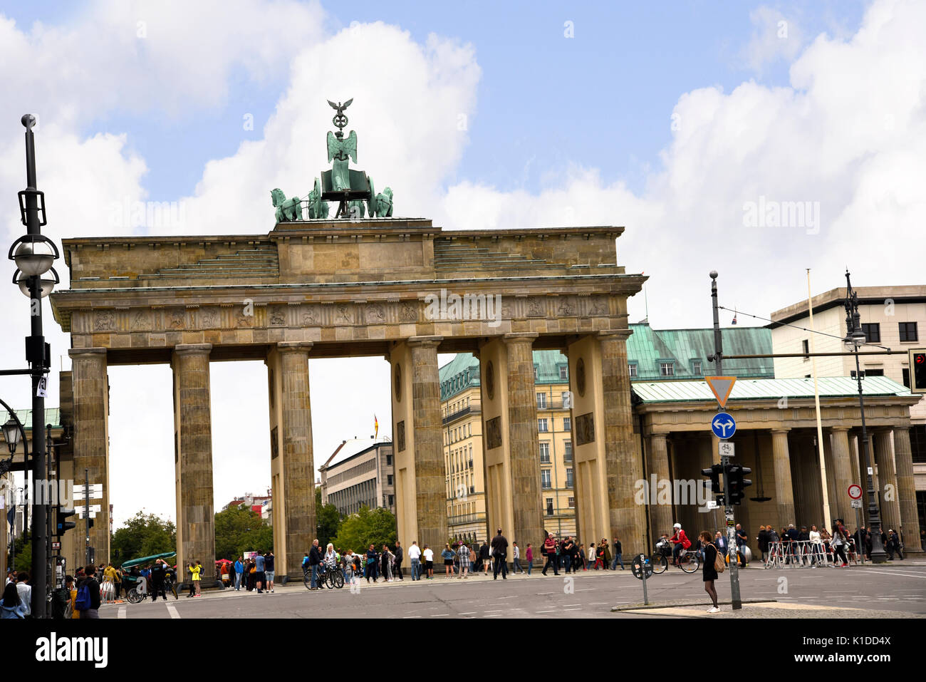Brandenburg Gate is Berlin's most famous landmark. A symbol of Berlin ...