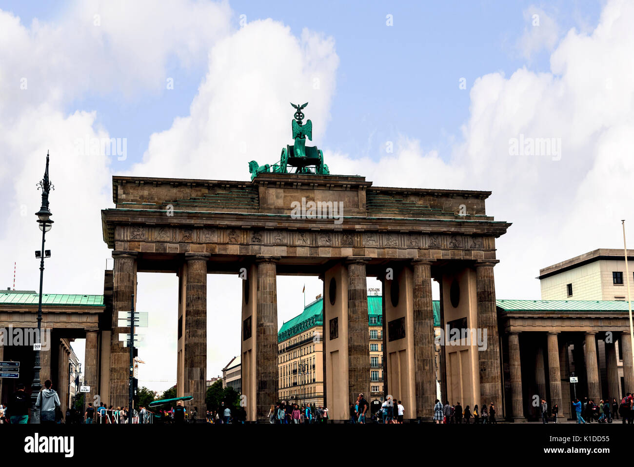 Brandenburg Gate is Berlin's most famous landmark. A symbol of Berlin ...