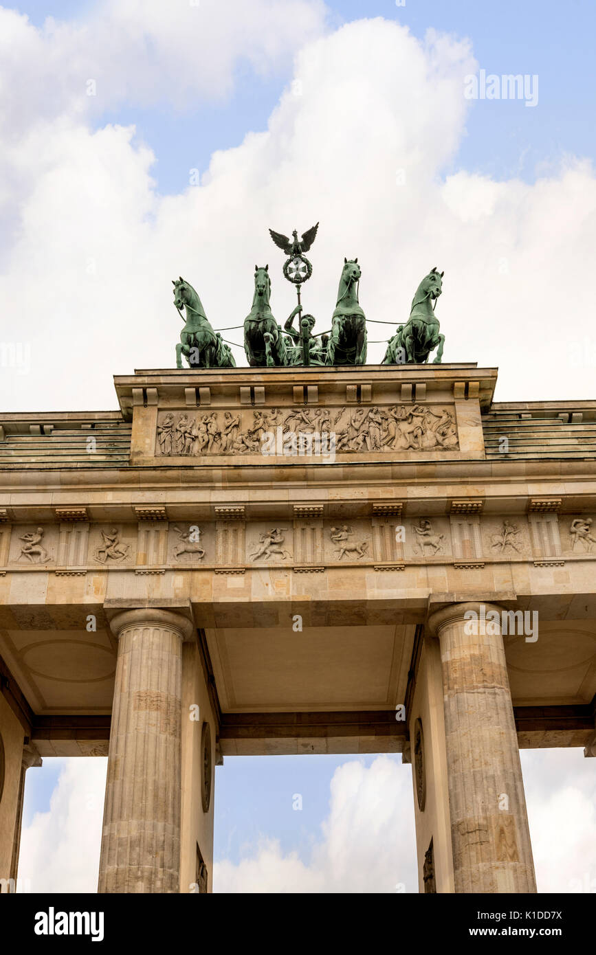 Brandenburg Gate is Berlin's most famous landmark. A symbol of Berlin ...