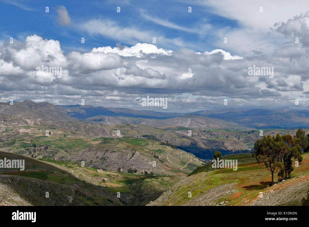 Beautiful Andean landscape Stock Photo - Alamy