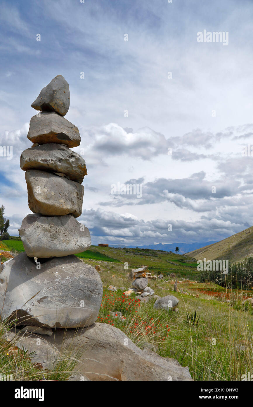 Apacheta stones hi-res stock photography and images - Alamy