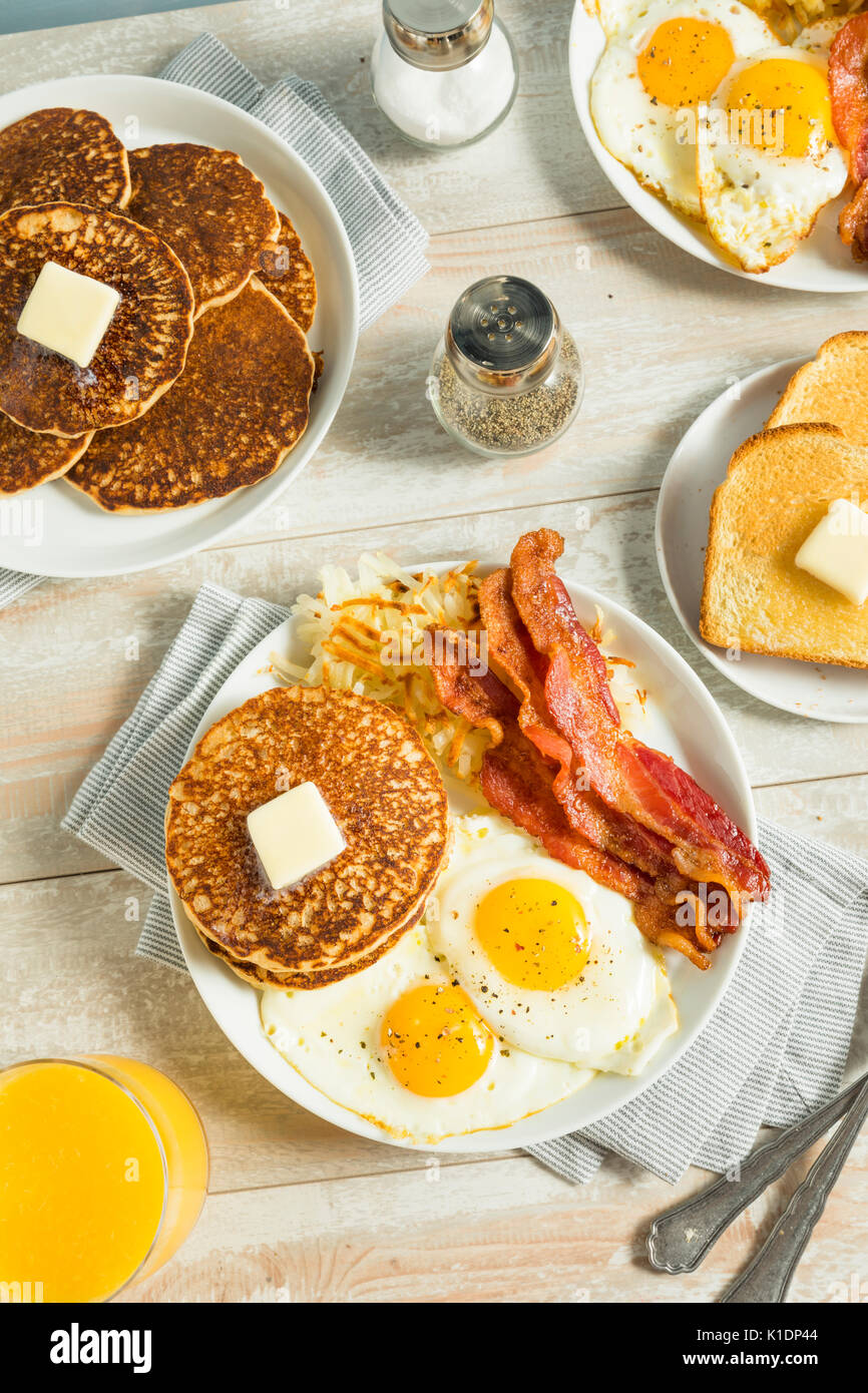 American breakfast hi-res stock photography and images - Alamy