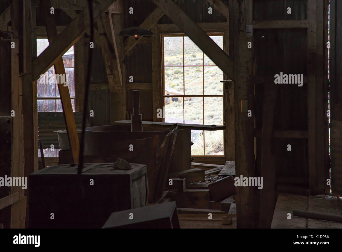 Inside old abandoned gold mine hi-res stock photography and images - Alamy