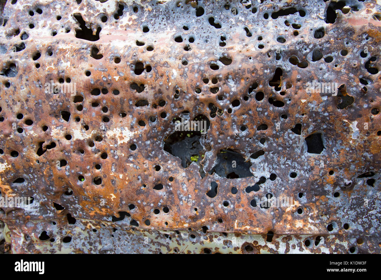 Abstract textures of shotgun shells in rusty metal Stock Photo - Alamy