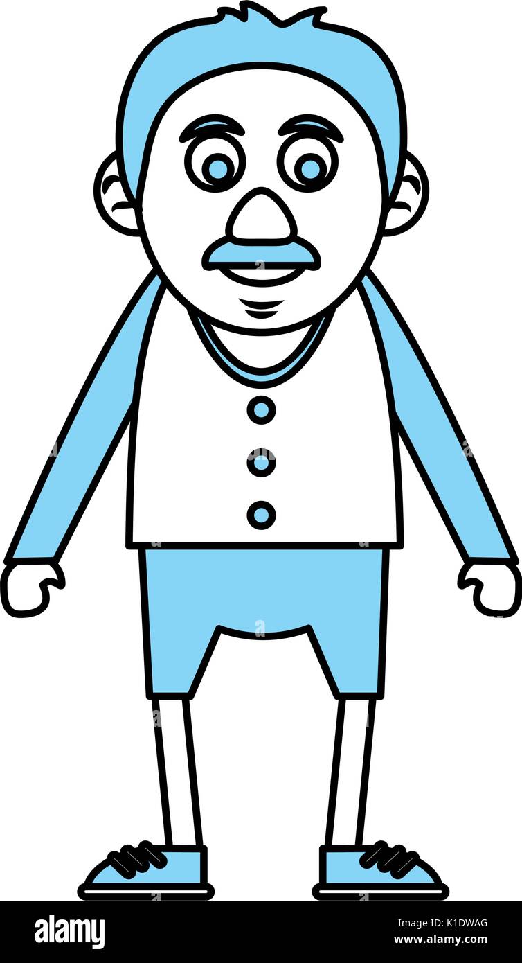 old man vector illustration Stock Vector Image & Art - Alamy