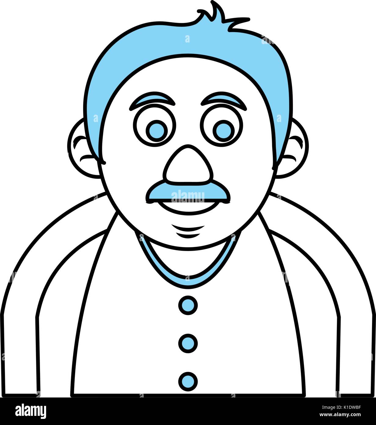 old man vector illustration Stock Vector Image & Art - Alamy