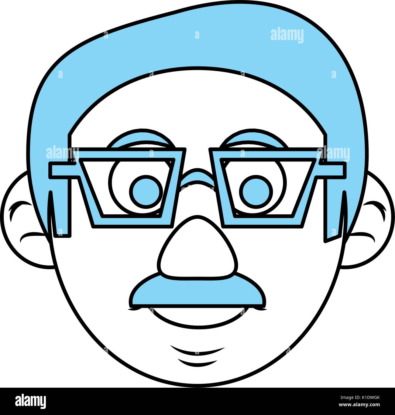 old man vector illustration Stock Vector Image & Art - Alamy