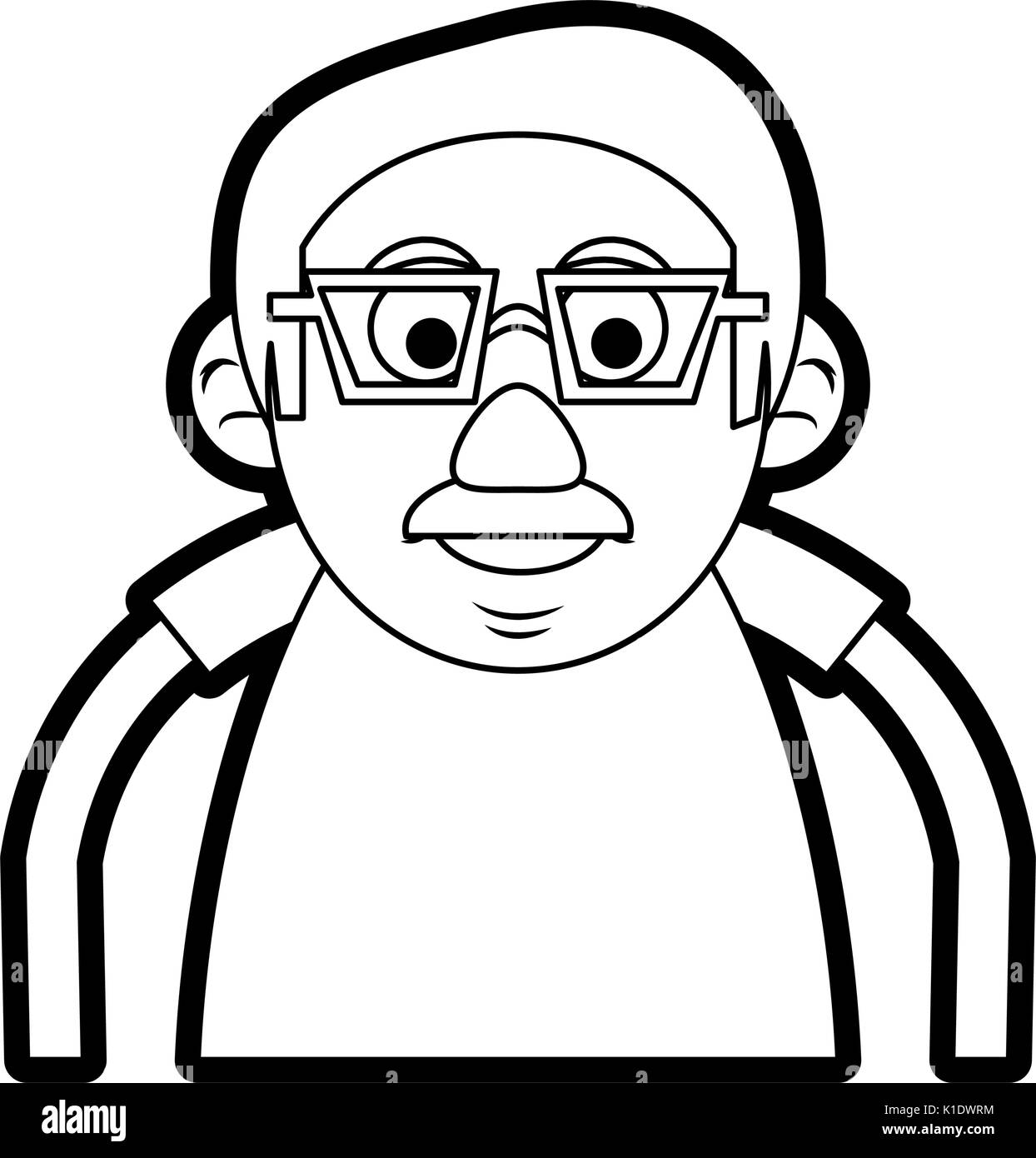 old man design Stock Vector Image & Art - Alamy