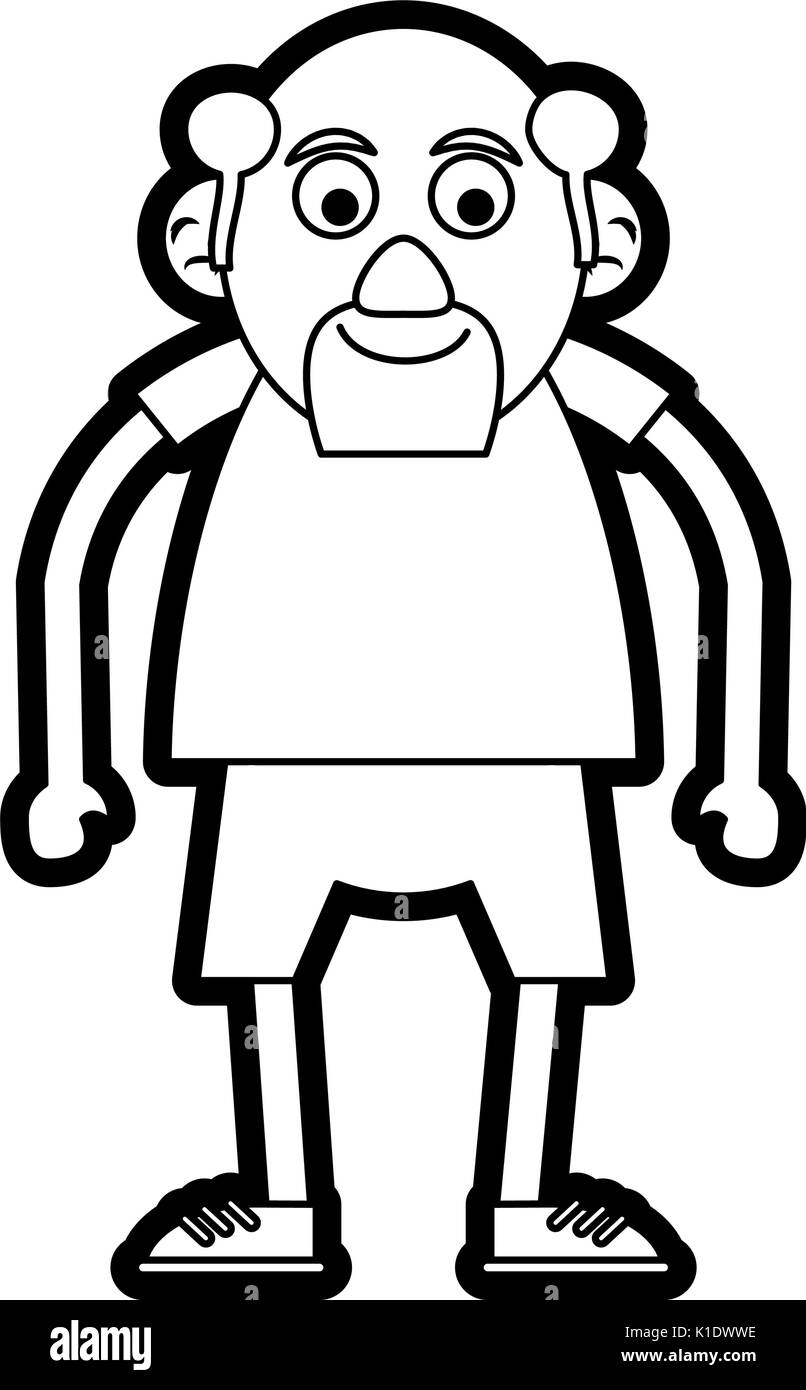 old man design Stock Vector Image & Art - Alamy