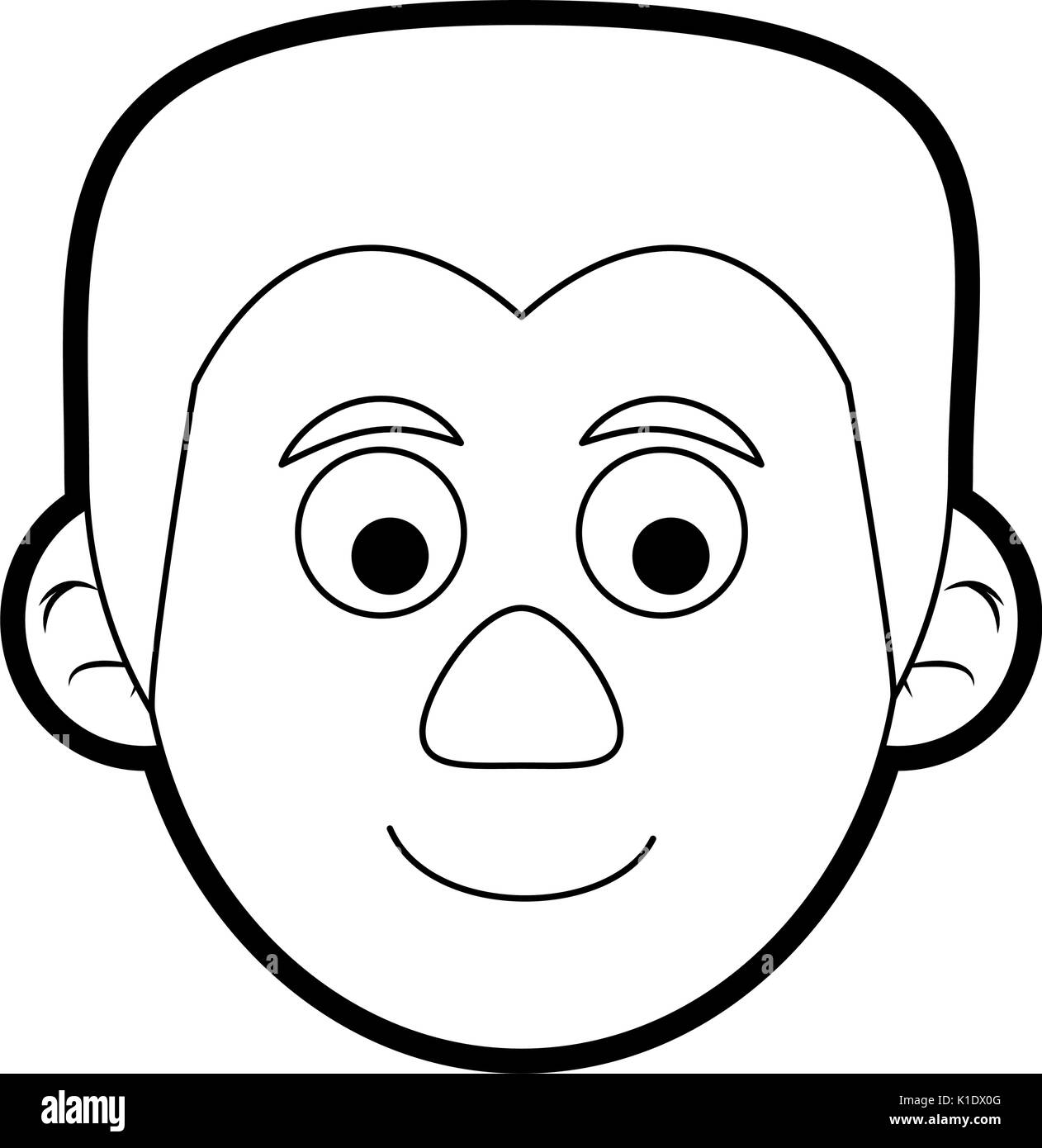 man head vector illustration Stock Vector Image & Art - Alamy