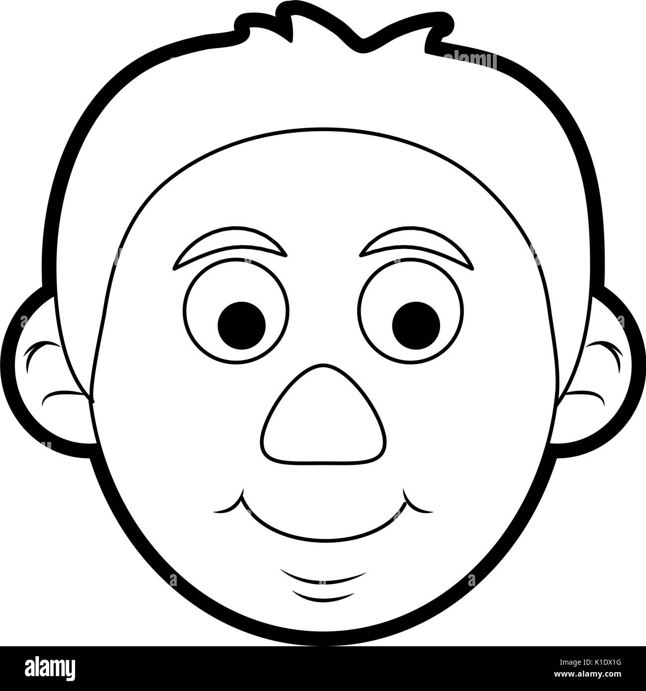 man head vector illustration Stock Vector Image & Art - Alamy