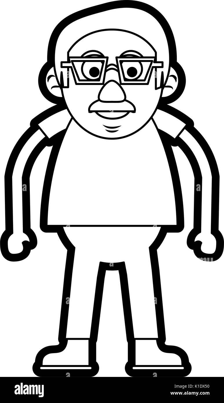 old man design Stock Vector Image & Art - Alamy