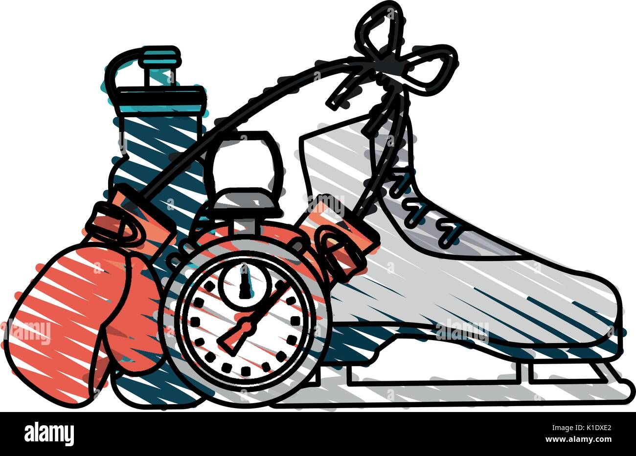 sports timing vector illustration Stock Vector Image & Art - Alamy