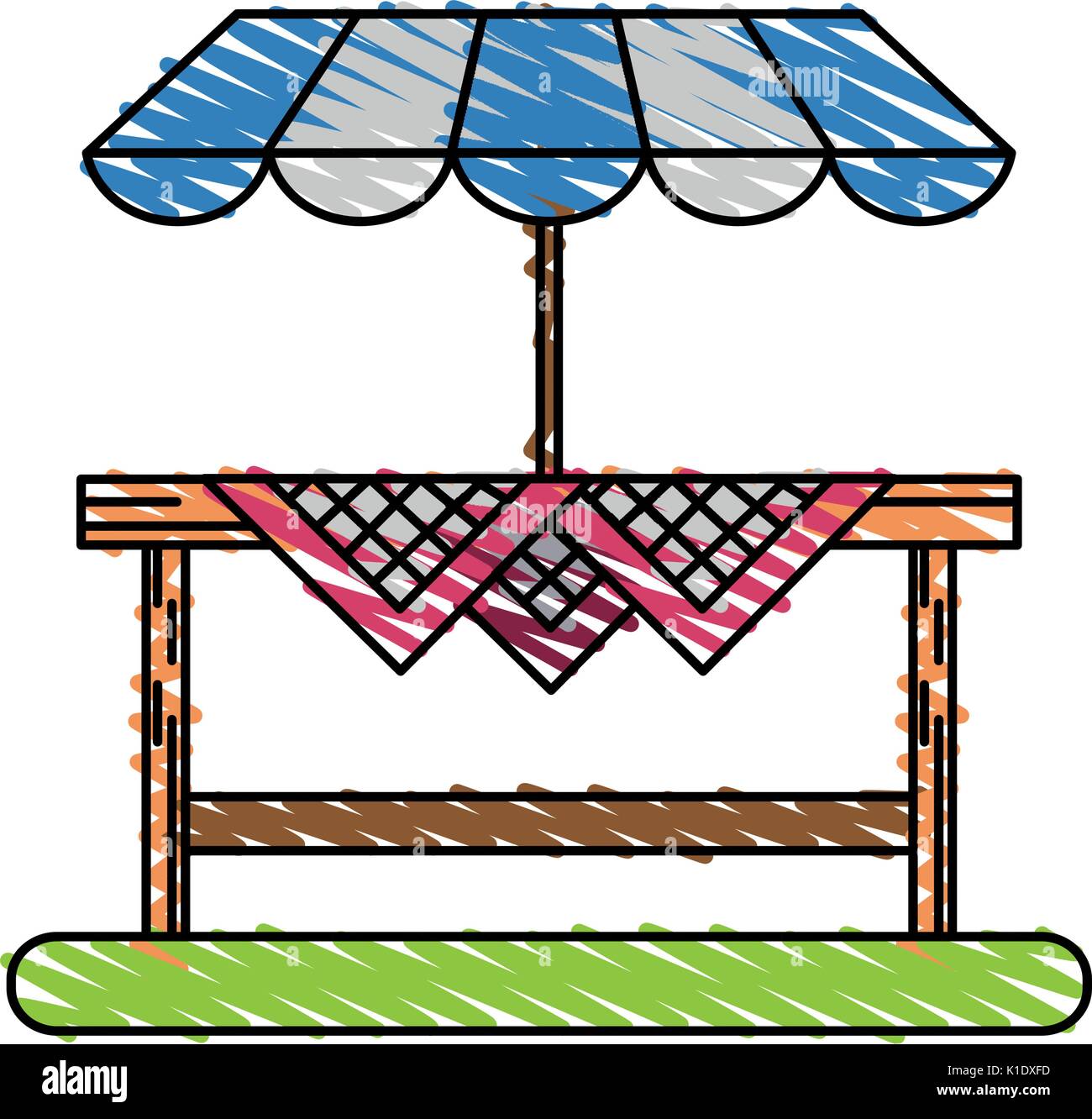 table vector illustration Stock Vector Image & Art - Alamy