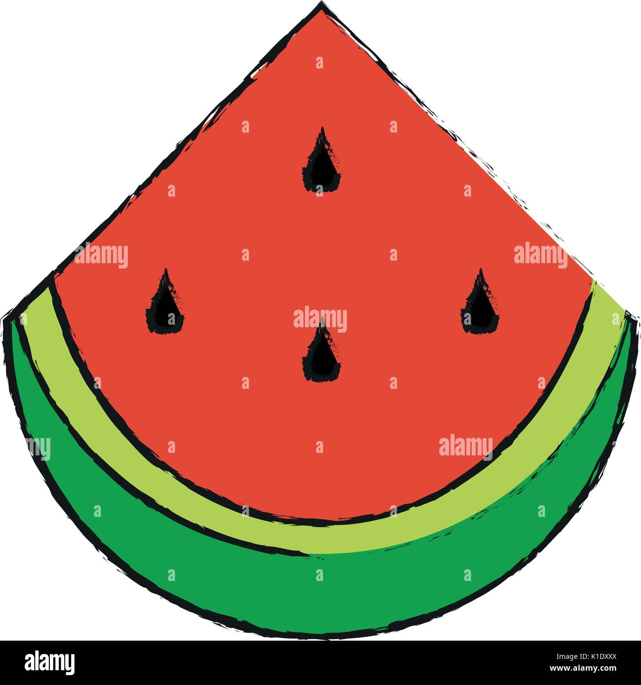 watermelon vector illustration Stock Vector Image & Art - Alamy