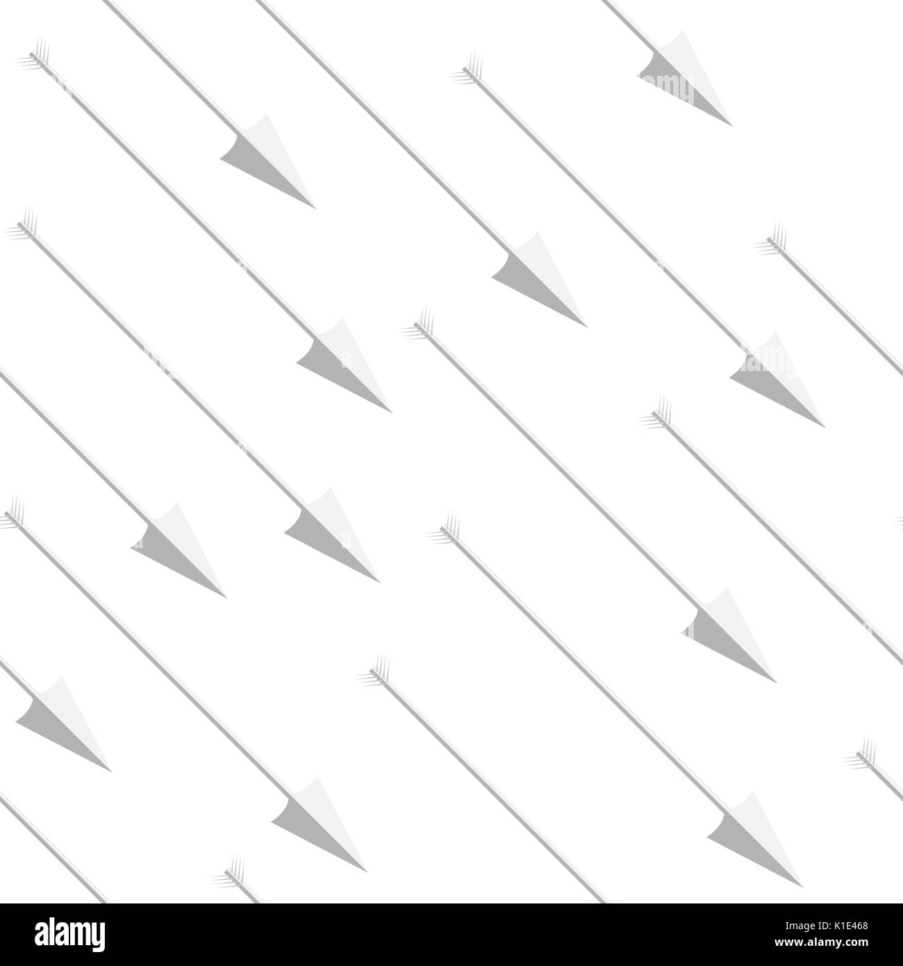 Silver arrows seamless pattern.Vector illustration Stock Vector Image ...