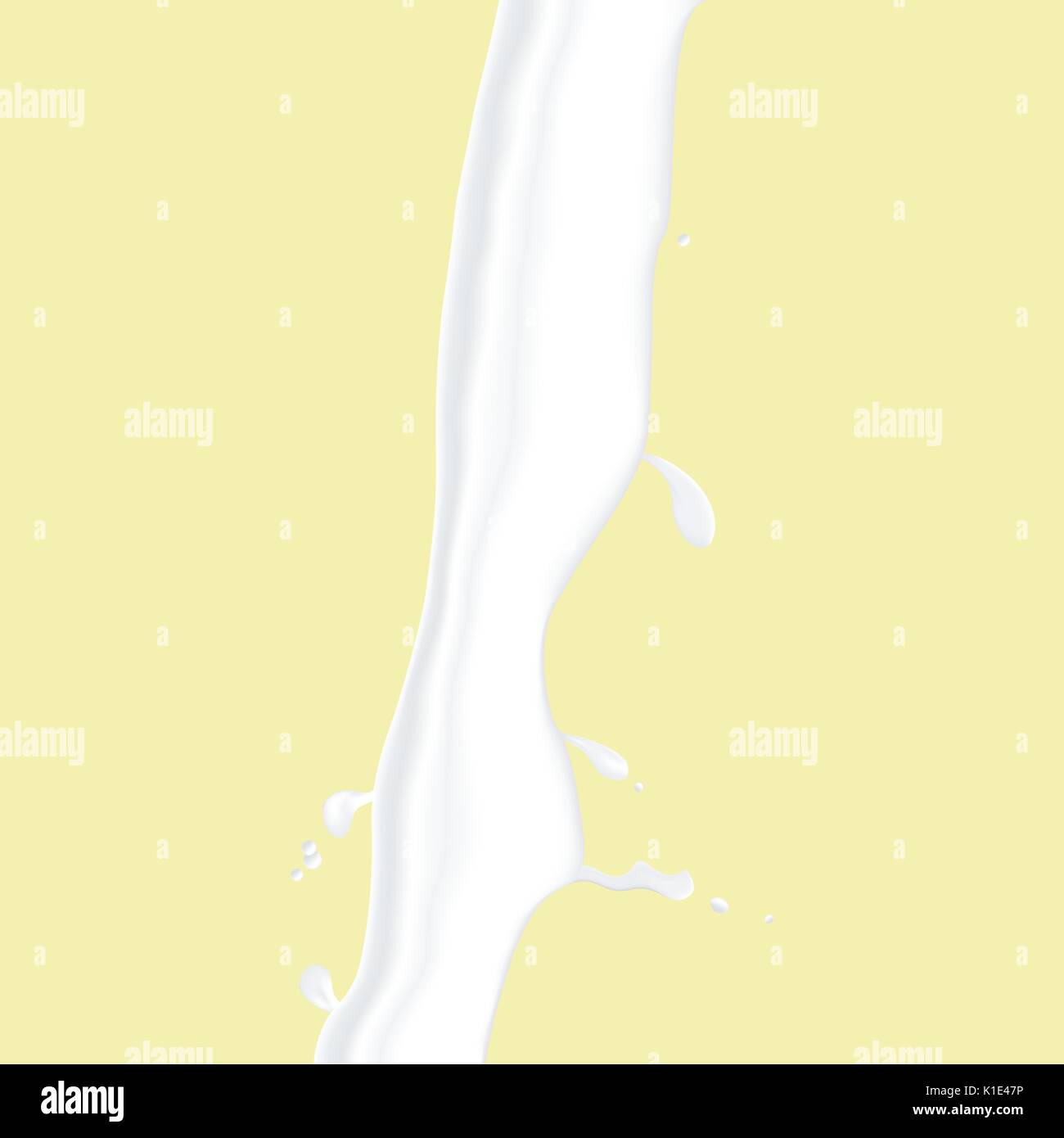 Pouring yellow paint Stock Vector Images - Alamy