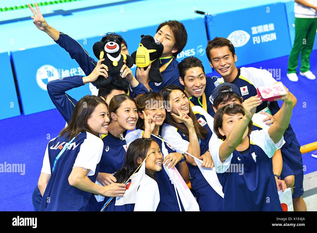 Japan team group, AUGUST 25, 2017 - Swimming : The 29th Summer ...