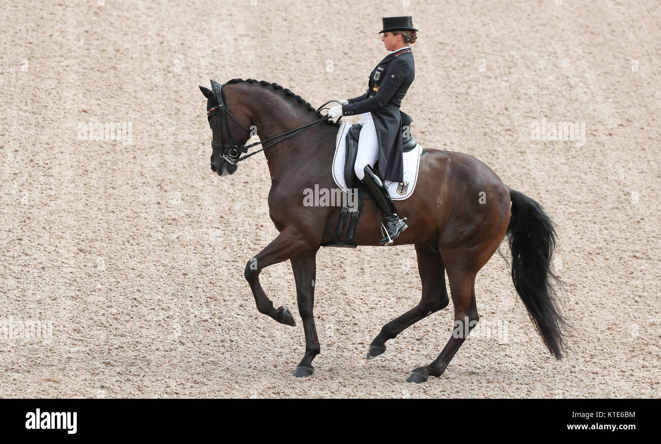 Gothenburg, Sweden. 26th Aug, 2017. German dressage rider Dorothee ...