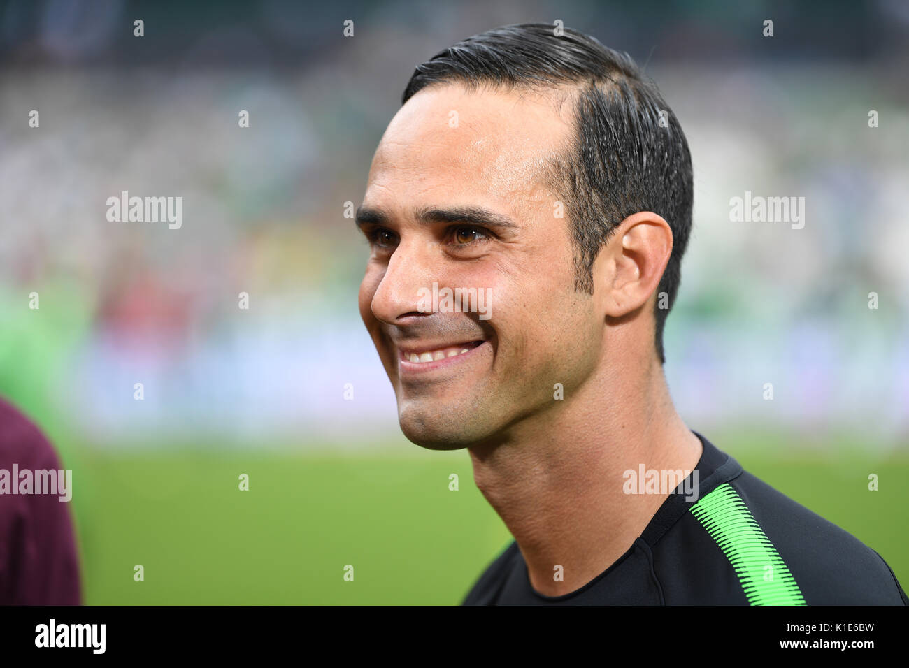 Bremen, Germany. 26th Aug, 2017. Bremen's coach Alexander Nouri ...