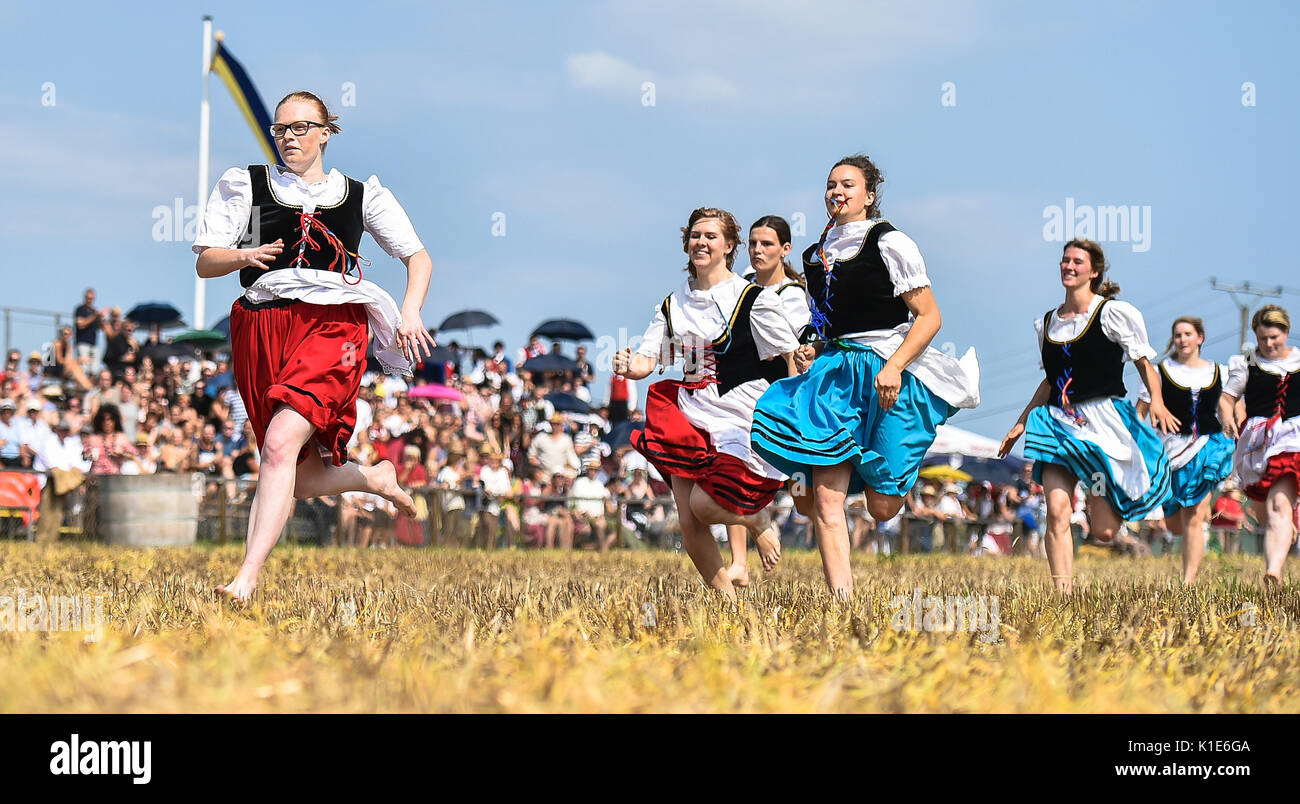 Markgroeningen, Germany. 26th Aug, 2017. Several participants of the ...
