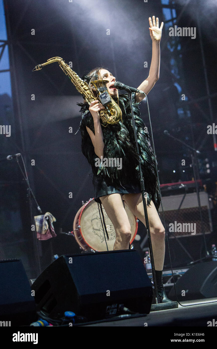 Turin Italy. 25th August 2017. The English singer-songwriter writer and ...