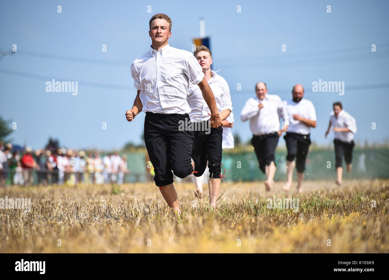 Markgroeningen, Germany. 26th Aug, 2017. Several participants of the ...