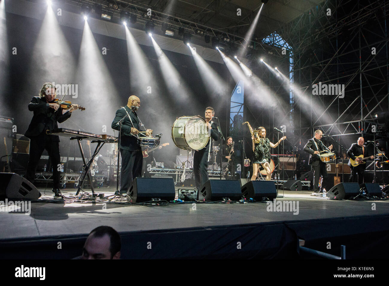 Turin Italy. 25th August 2017. The English singer-songwriter writer and ...