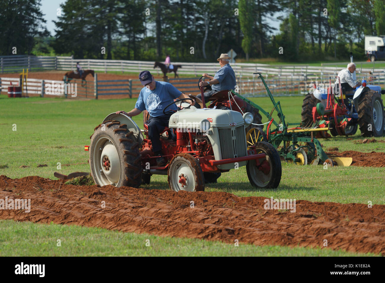 Ford tractor plowing field hi-res stock photography and images - Alamy