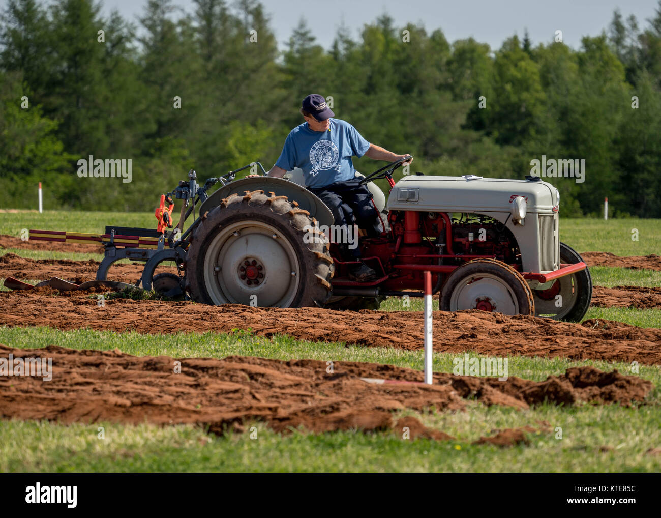 Ford tractor plowing field hi-res stock photography and images - Alamy