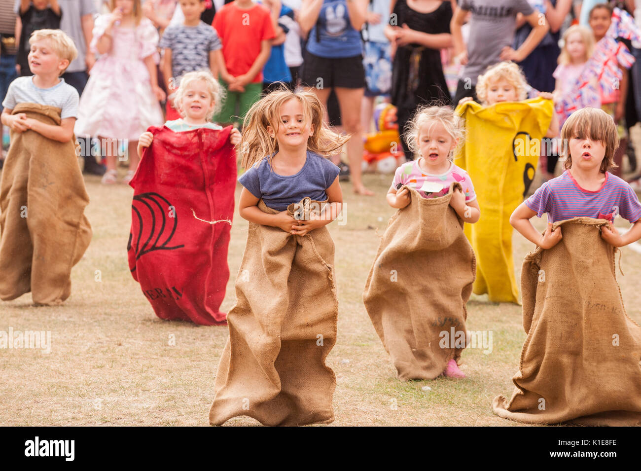 English Village Fete In Suffolk Stock Photos & English Village Fete In ...