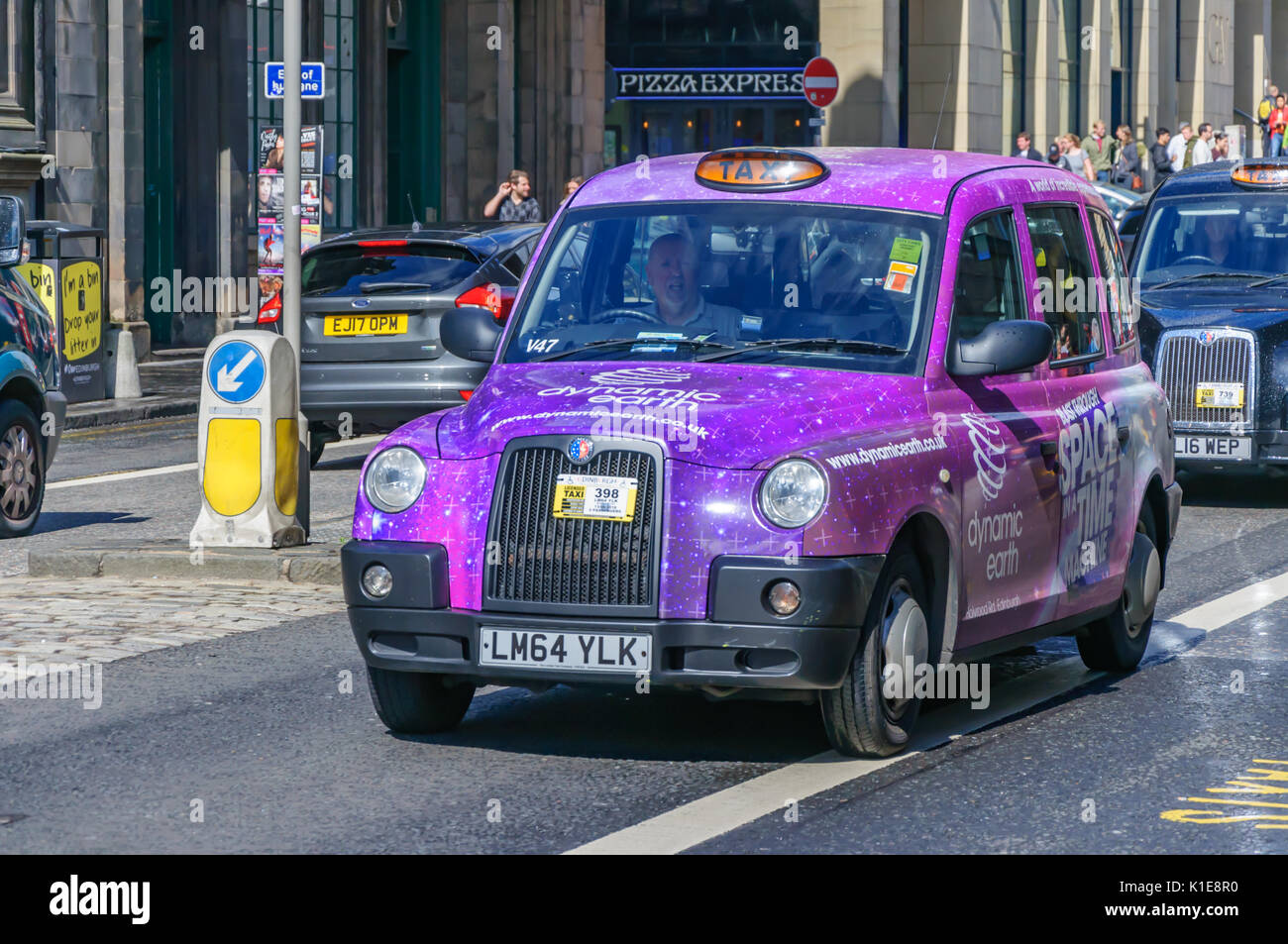 Purple Taxi High Resolution Stock Photography and Images - Alamy