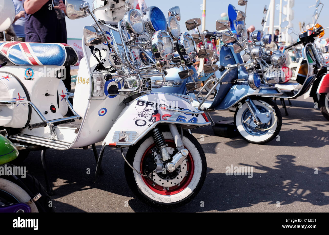 Mods rockers scooters 1960s hi-res stock photography and images - Alamy