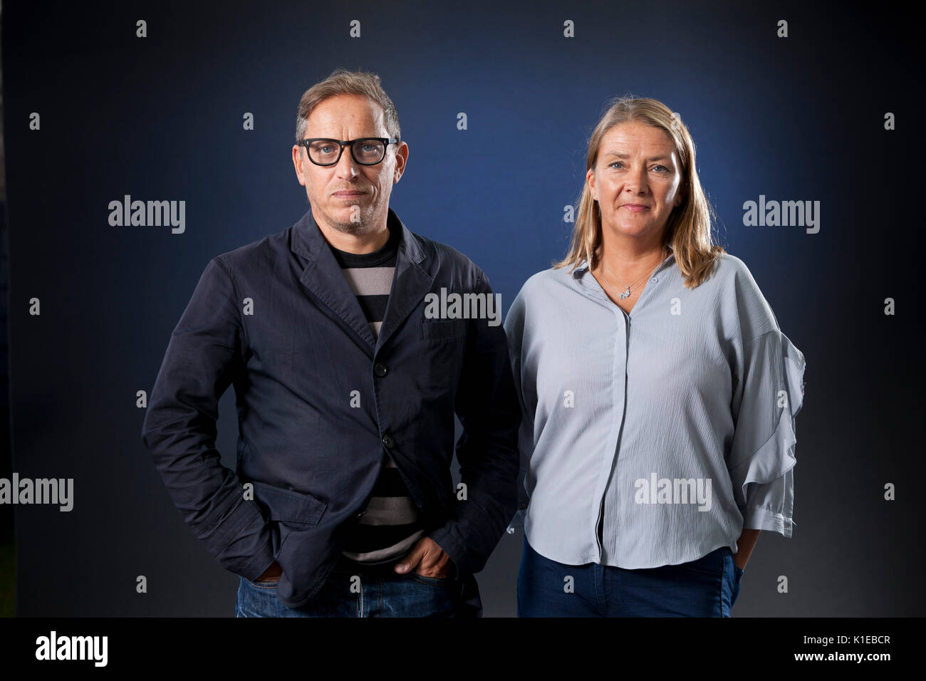 Edinburgh, UK. 27th Aug, 2017. Adrian Levy & Cathy Scott-Clark, the ...