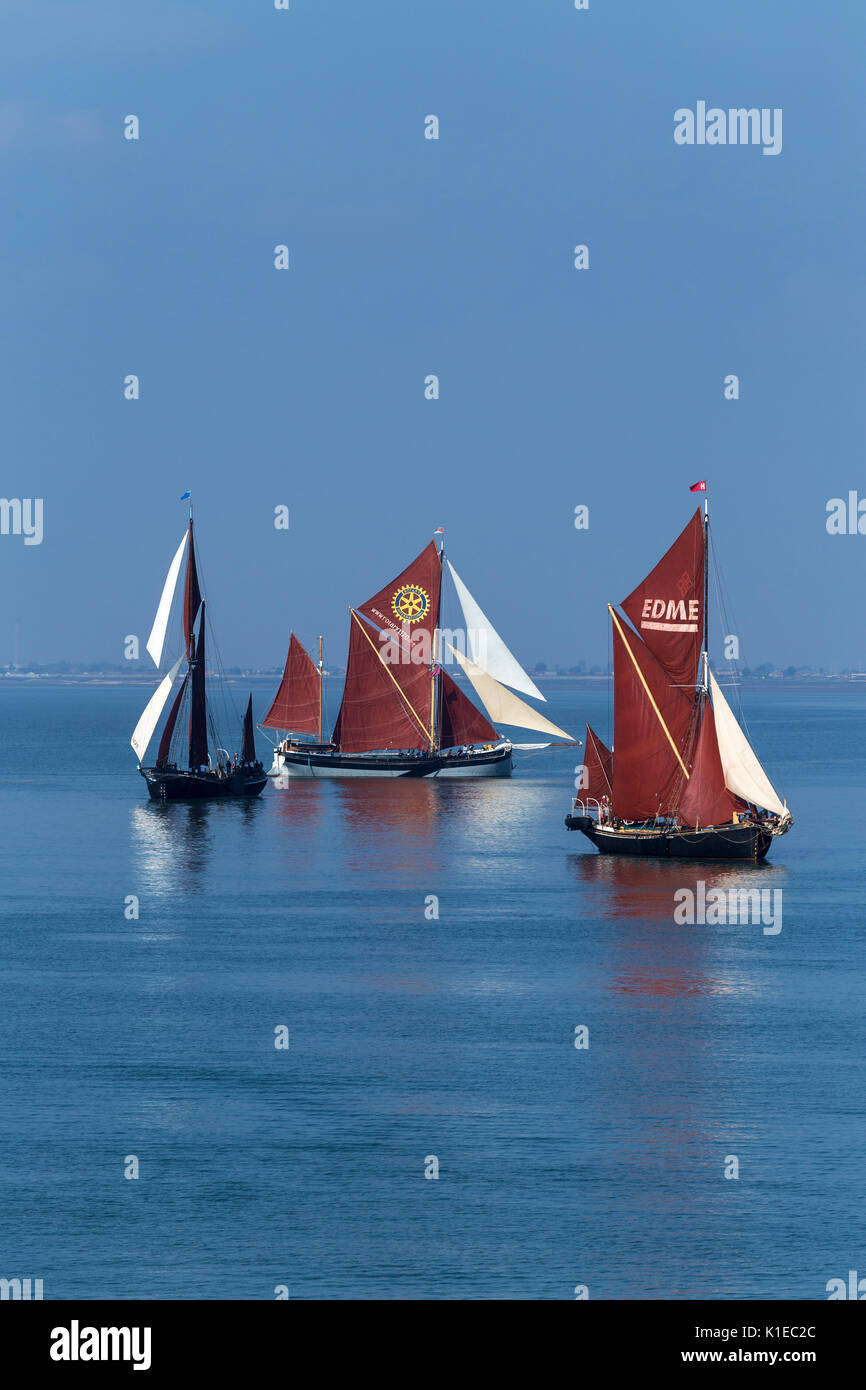 Thames historic barge race hi-res stock photography and images - Alamy