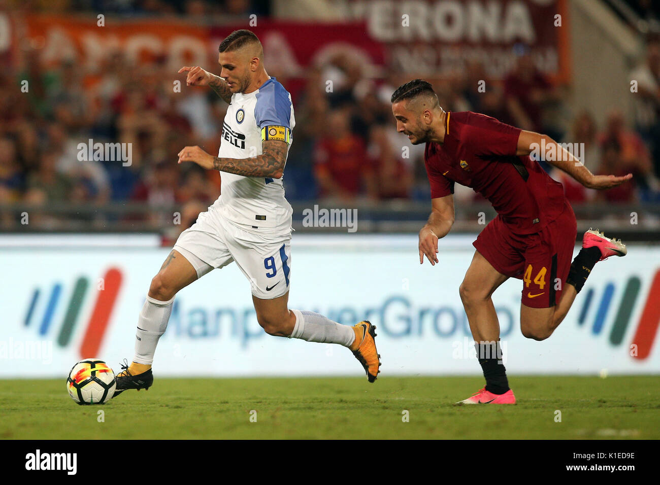 Stadio Olimpico, Rome, Italy. 26th Aug, 2017. Serie A football. As Roma ...