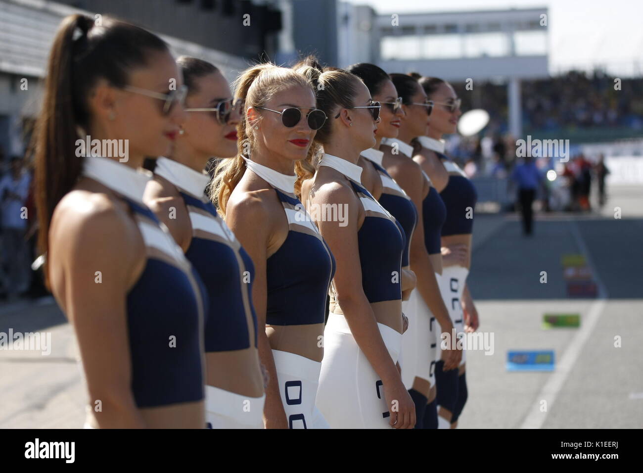 Promotional girls hi-res stock photography and images - Alamy