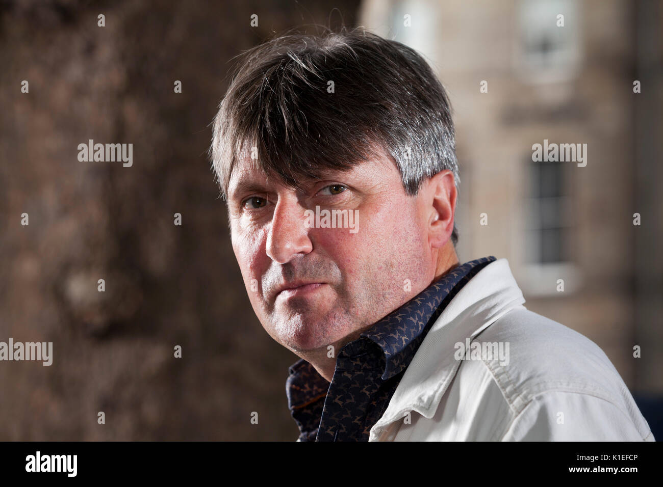 Edinburgh, UK. 27th August 2017. Simon Armitage, the English poet ...