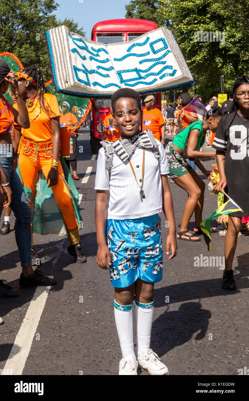 London, UK, August 27, 2017: First day of Notting Hill Carnival ...