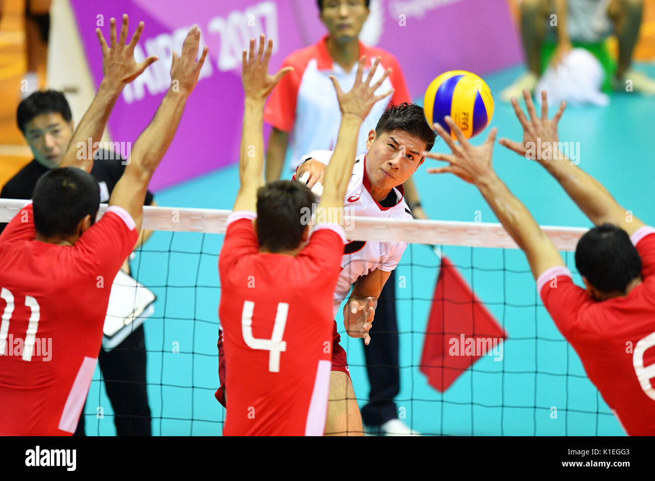 National Taiwan University Sports Center, Taipei, Taiwan. 27th Aug ...