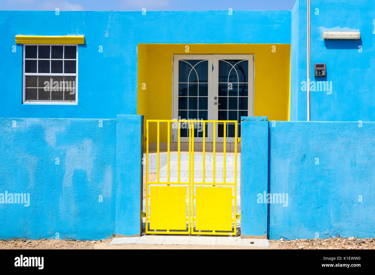 Kralendijk, Bonaire, Leeward Antilles. Middle-class Residence Stock ...