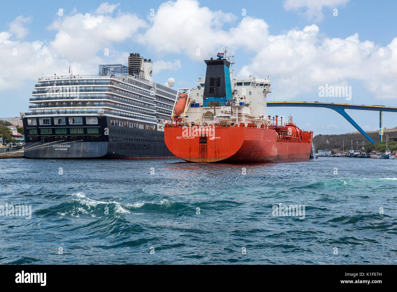 Willemstad, Curacao, Lesser Antilles. Laguna D Product Tanker Entering ...