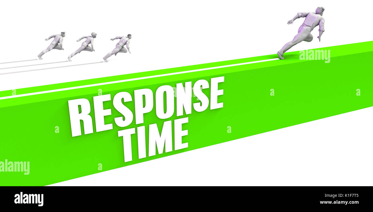 Response Time as a Fast Track To Success Stock Photo - Alamy